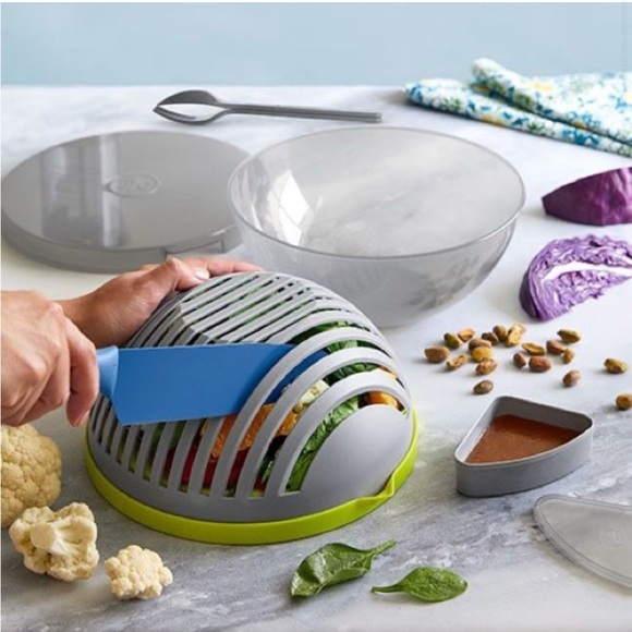 Pampered Chef | Kitchen | Pampered Chef Blue And Gray Kitchen ...